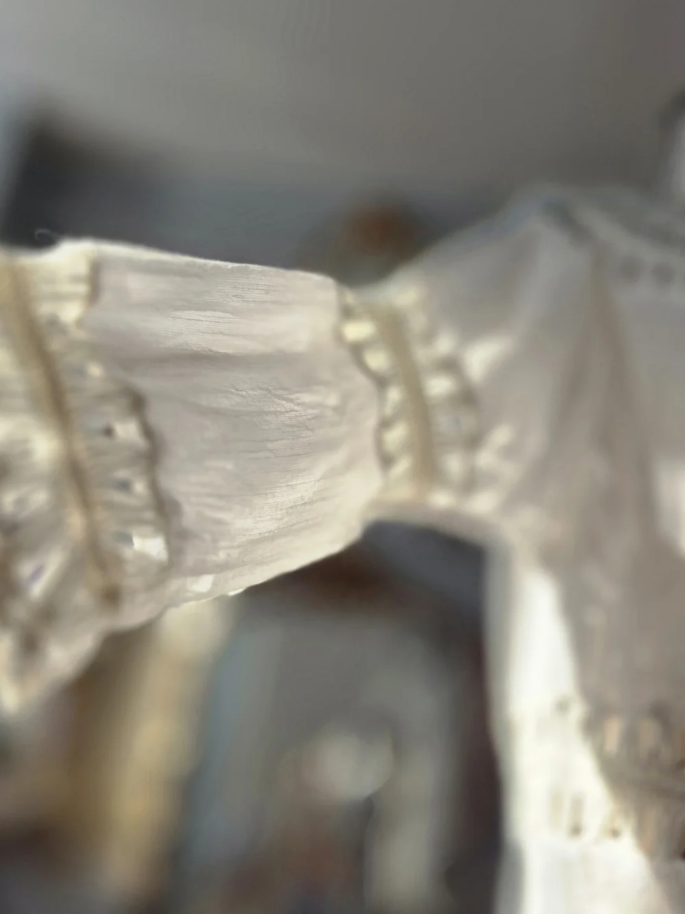 Dresses | Boho Crochet Trim Offwhite Tunic Dress Large | Poshmark